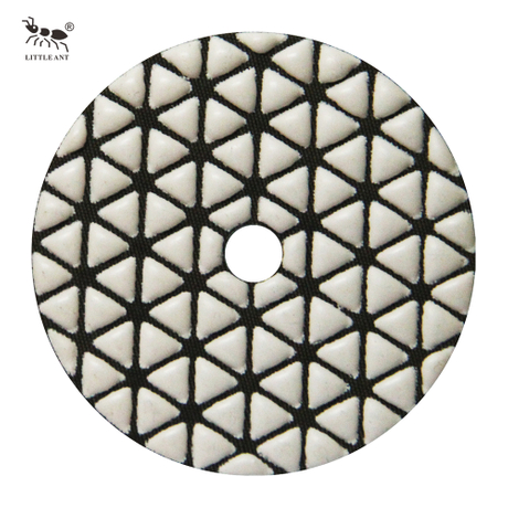 LITTLE ANT 4inch Triangle Dry Polishing Pad for Different Materials ...