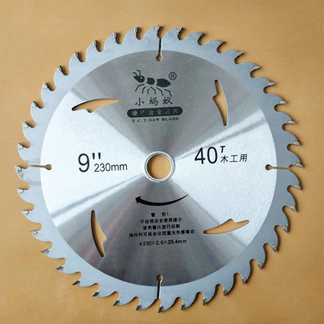 9 Inch 40 Teeth TCT Wood Cutting Circular Saw Blade - Buy 9 Inch TCT ...