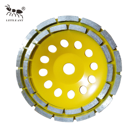 Double Row Grinding Wheel Metal Bond Yellow Coarse for Grinding ...